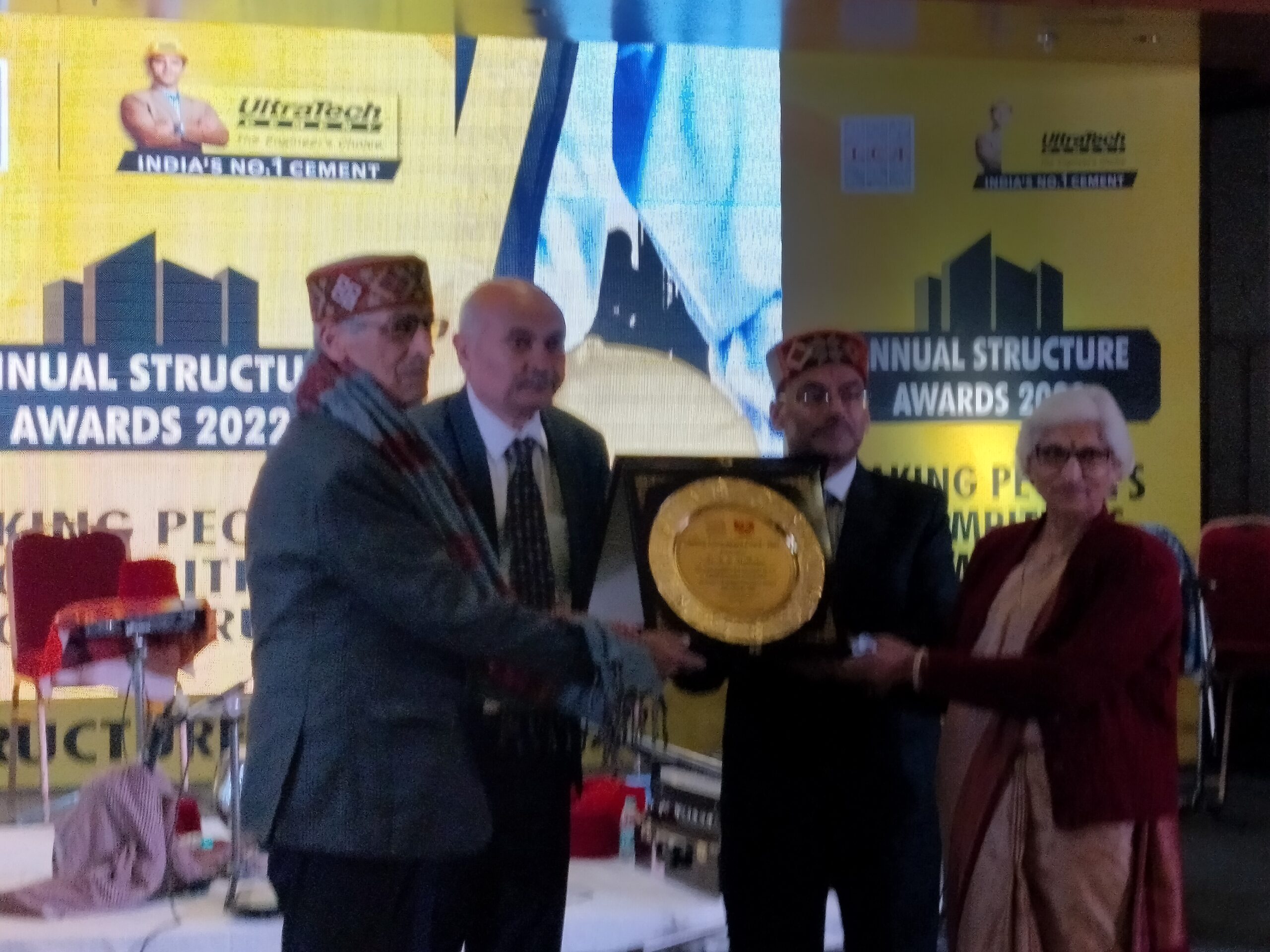 ICI & Ultratech Cement Honoured Ar. B P Malhotra & Late Er. S C Kapoor ...