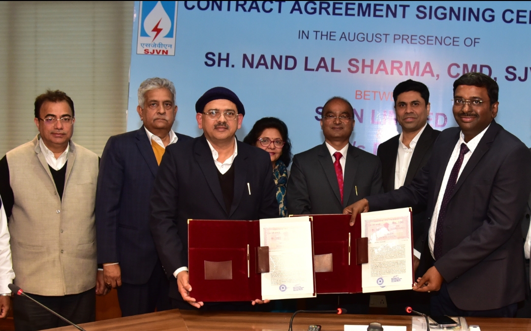 SJVN signs EPC Contract Agreement for 382 MW Sunni Dam Hydro Project ...