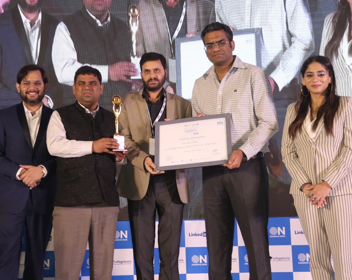 APG Shimla University awarded as Outstanding University in Learning ...