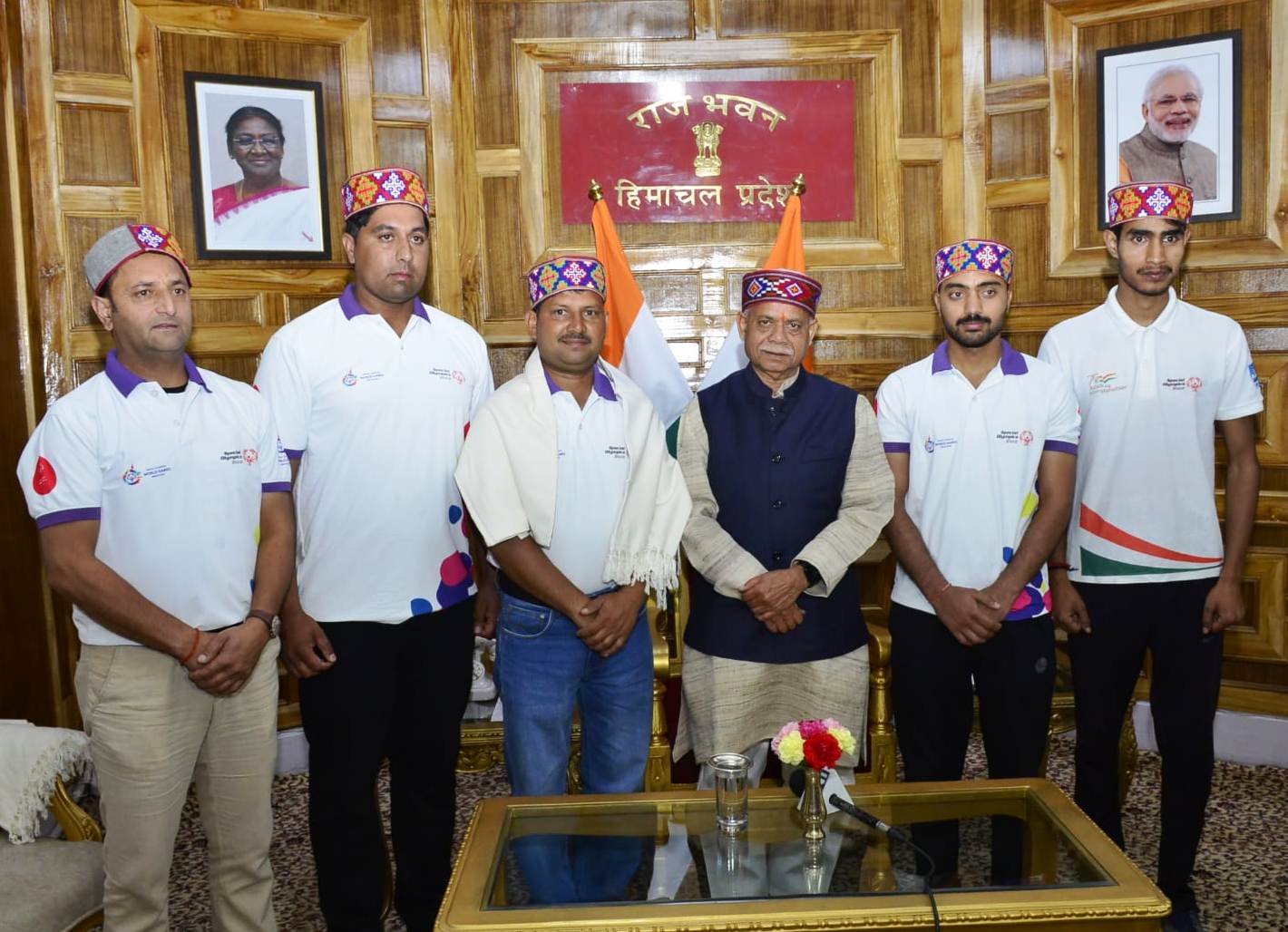 Special Olympic Participants met Governor - Himachal Tonite