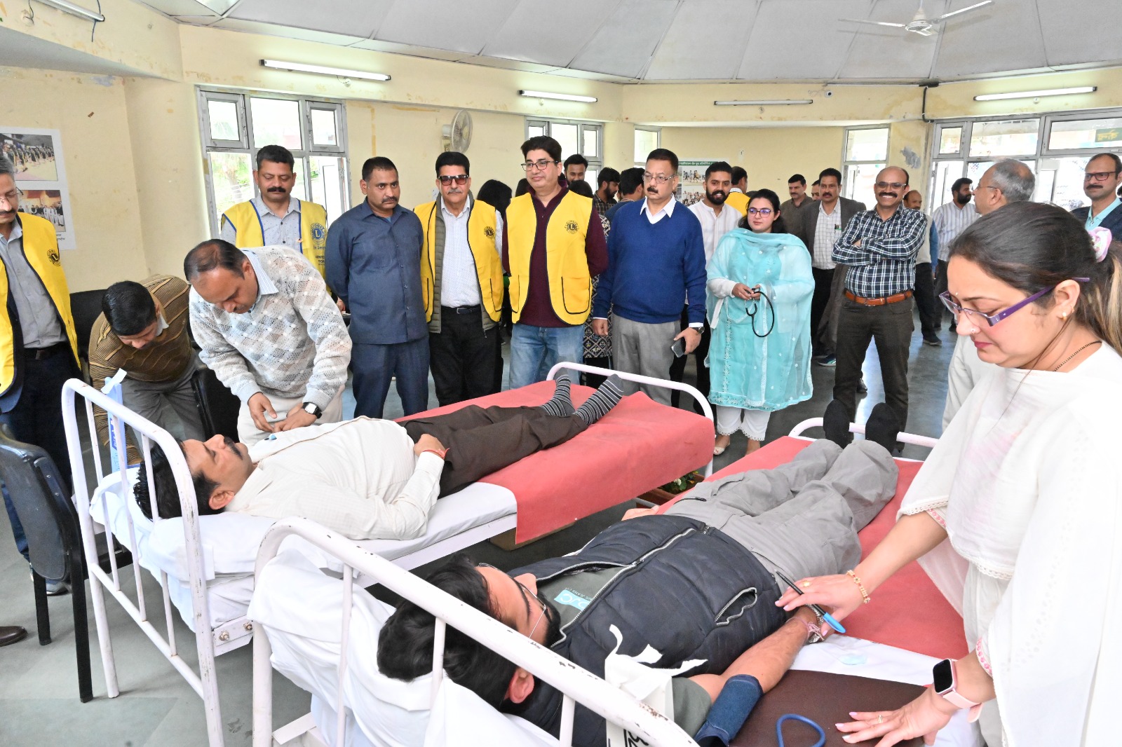 50 units collected during blood donation camp at Nauni varsity ...