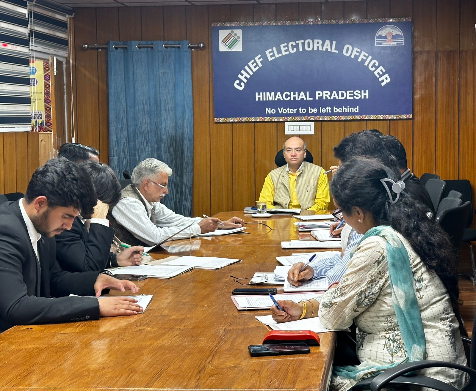 CEO holds meeting with representatives of political parties - Himachal ...