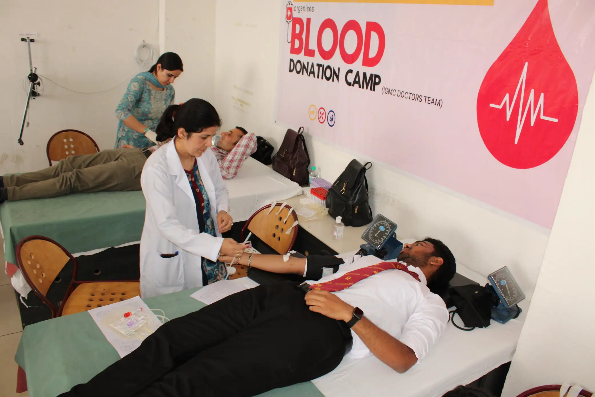 Blood Donation Camp Organized at APG Shimla University - Himachal Tonite