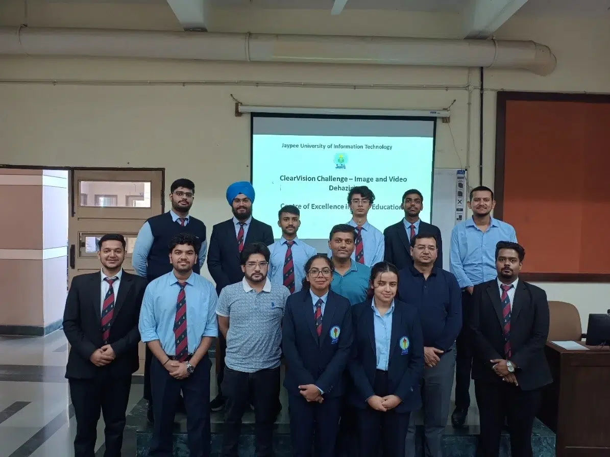 JUIT Hosts ClearVision Challenge: Pioneering Image and Video Dehazing ...