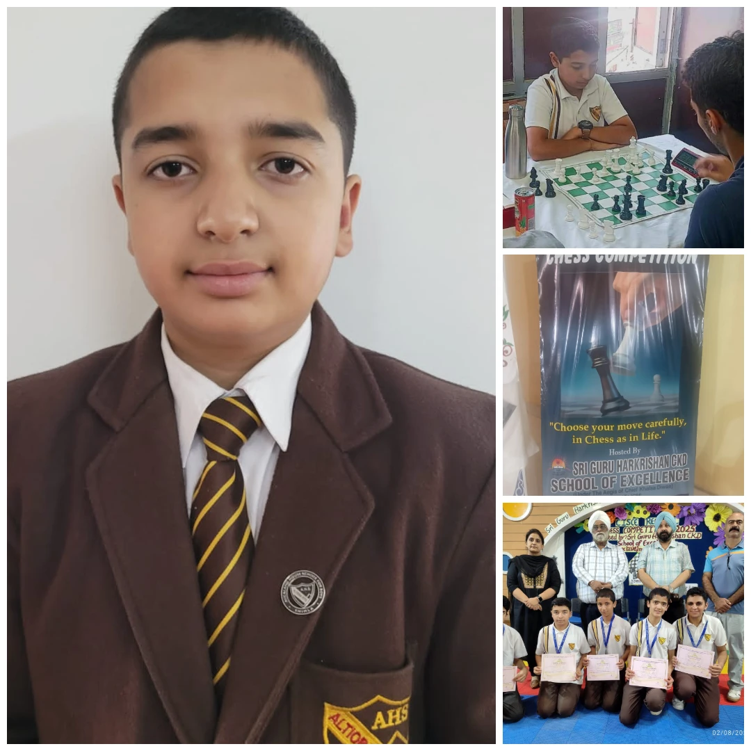 AHSB's Samarth Gupta Qualifies for CISCE National Chess Championship ...