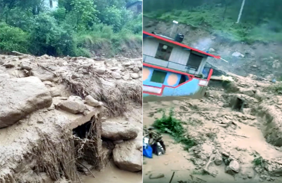 Flash Floods Hit Patogi Village in Mandi, 5 Houses Damaged - Himachal ...