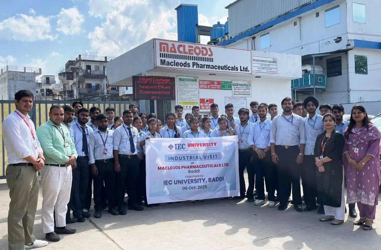 IEC University Pharmacy Students Visit Macleods Pharmaceuticals for ...